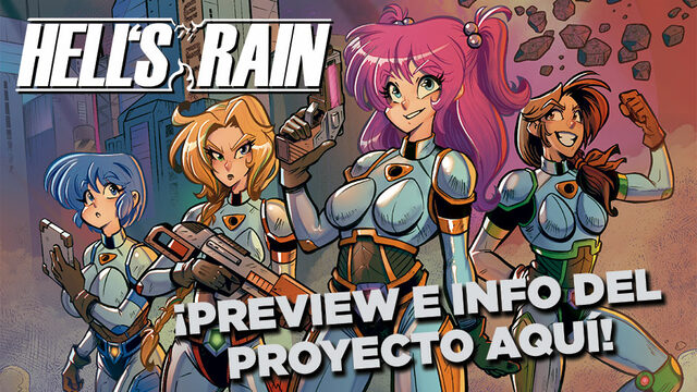 Hell's Rain: Nuevo cómic de Enkaru, premiada con "Mejor manga de autoría española 2024" — Verkami