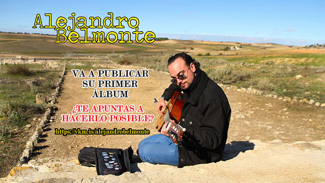 Alejandro Belmonte va a publicar su primer álbum — Verkami